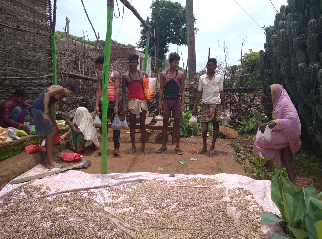 Distribution of traditional seeds for mixed cropping cultivation by ...